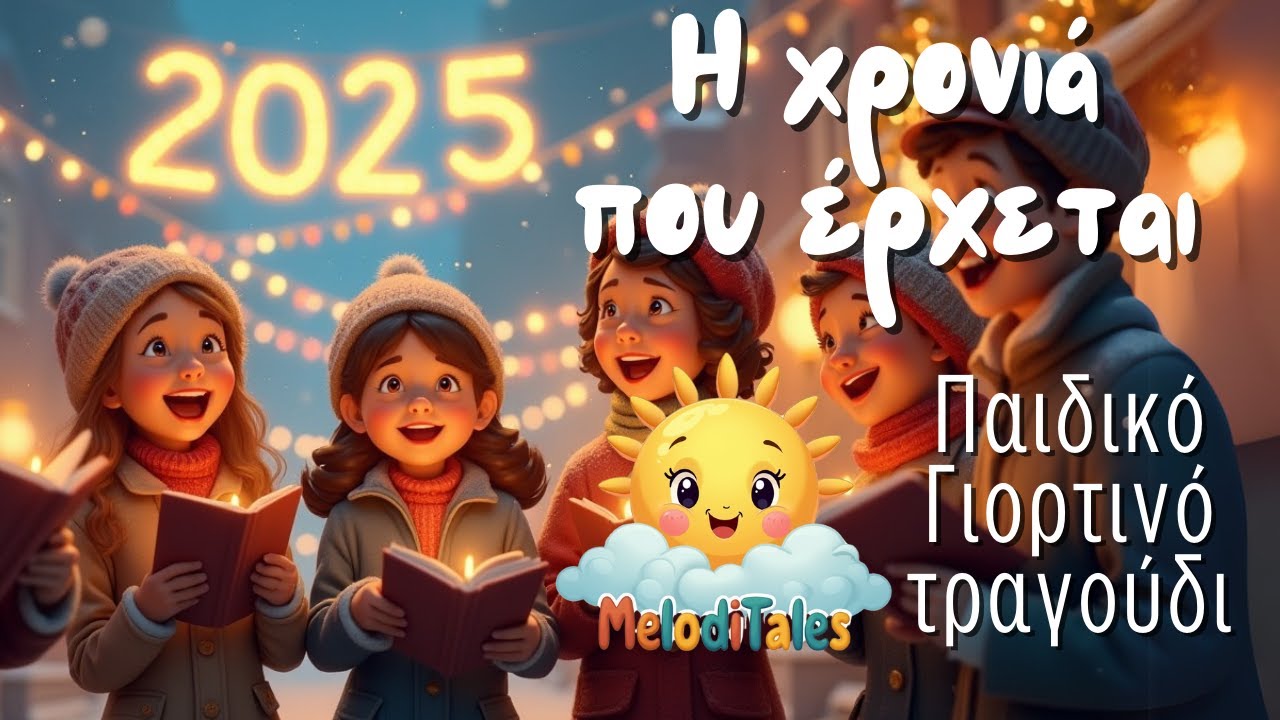 🎄 Παιδικό Χριστουγεννιάτικο τραγούδι - Η χρονιά που έρχεται 🌟👼 - YouTube