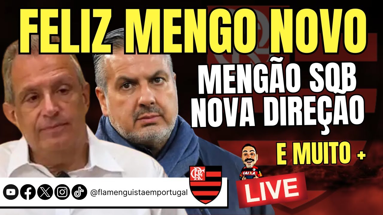 FELIZ MENGO NOVO! | FLAMENGO SOB NOVA DIREÇÃO | BAP E BOTO A FRENTE DO ...
