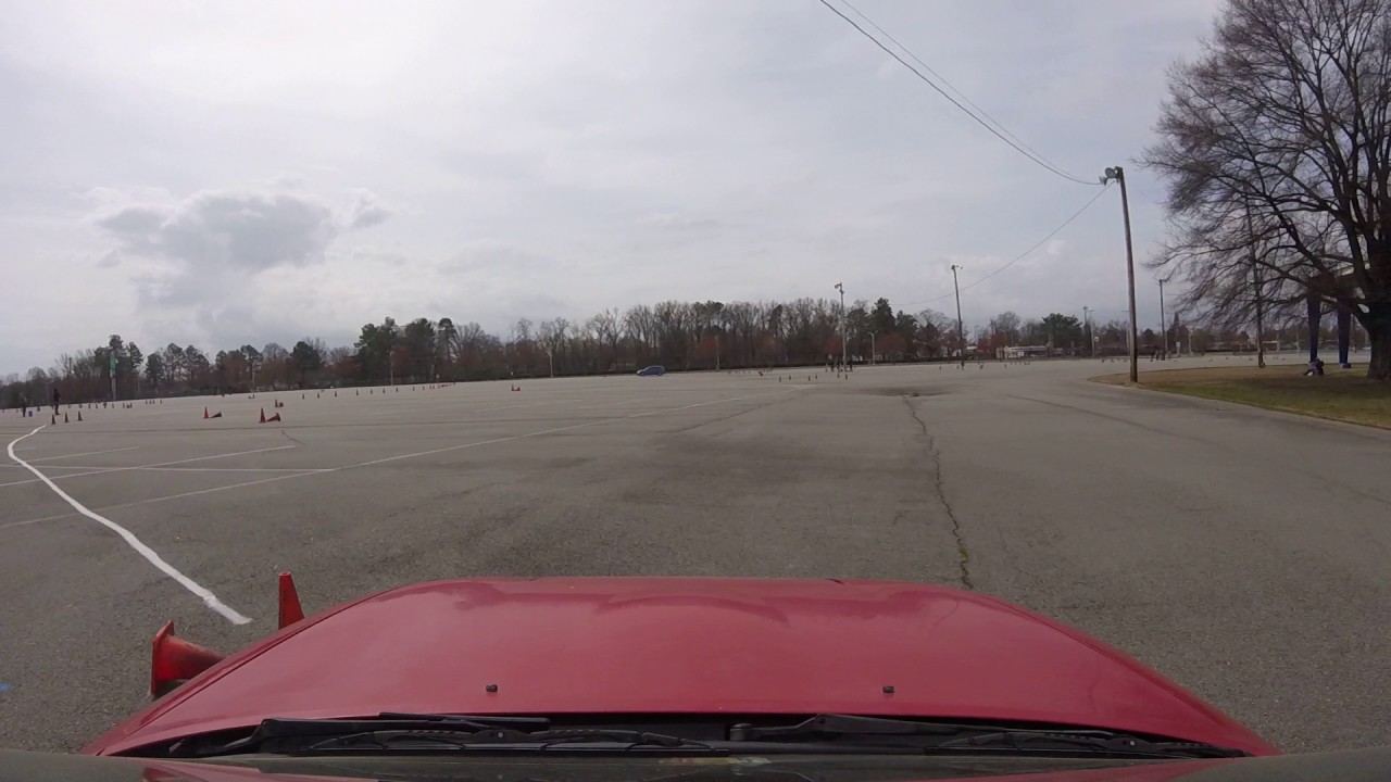 VMSC Autocross #1 - 3/26/2017 - John's 5th run - YouTube
