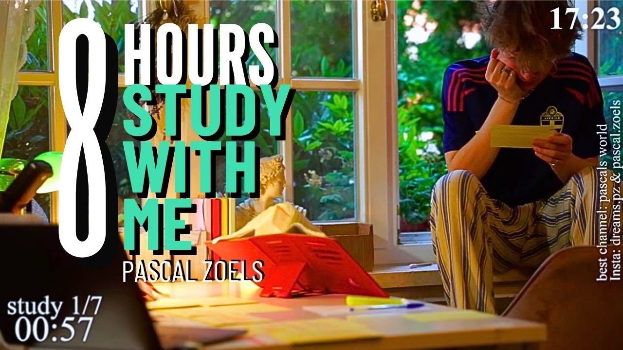 LIVE | 8-HOUR study with me 📚🌧 rain sounds & pomodoro timer 60 & 10 ...