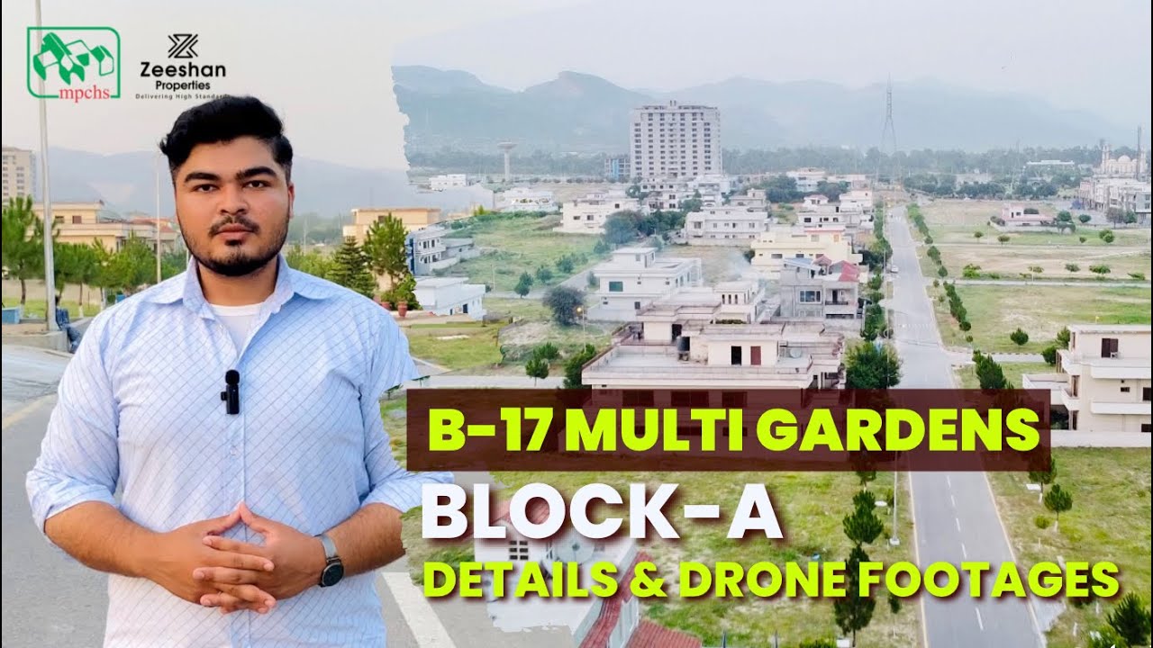 B-17 ISLAMABAD | BLOCK-A | DETAILS AERIAL FOOTAGES - YouTube