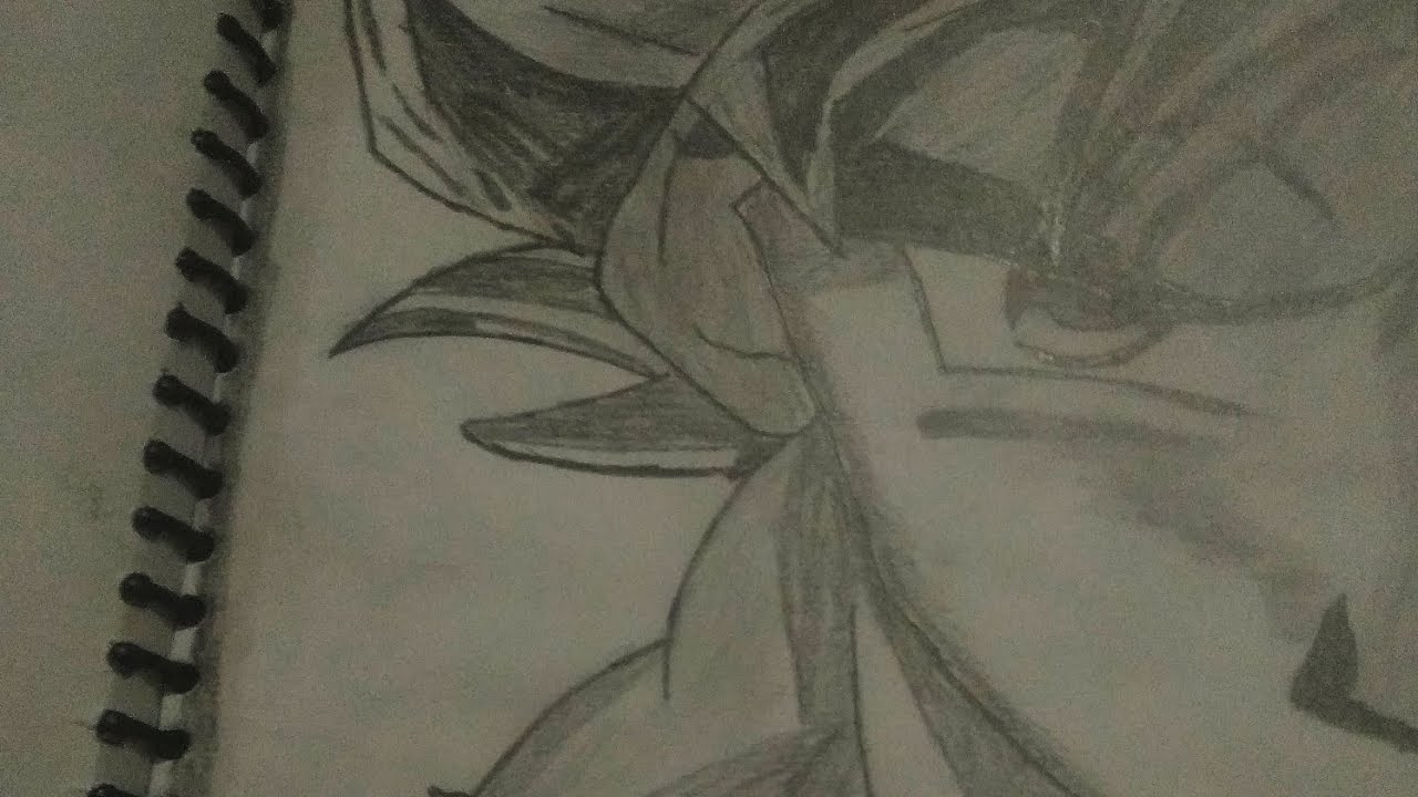 Goku chart paper drawing op Goku birthday gift like subscribe colour ...