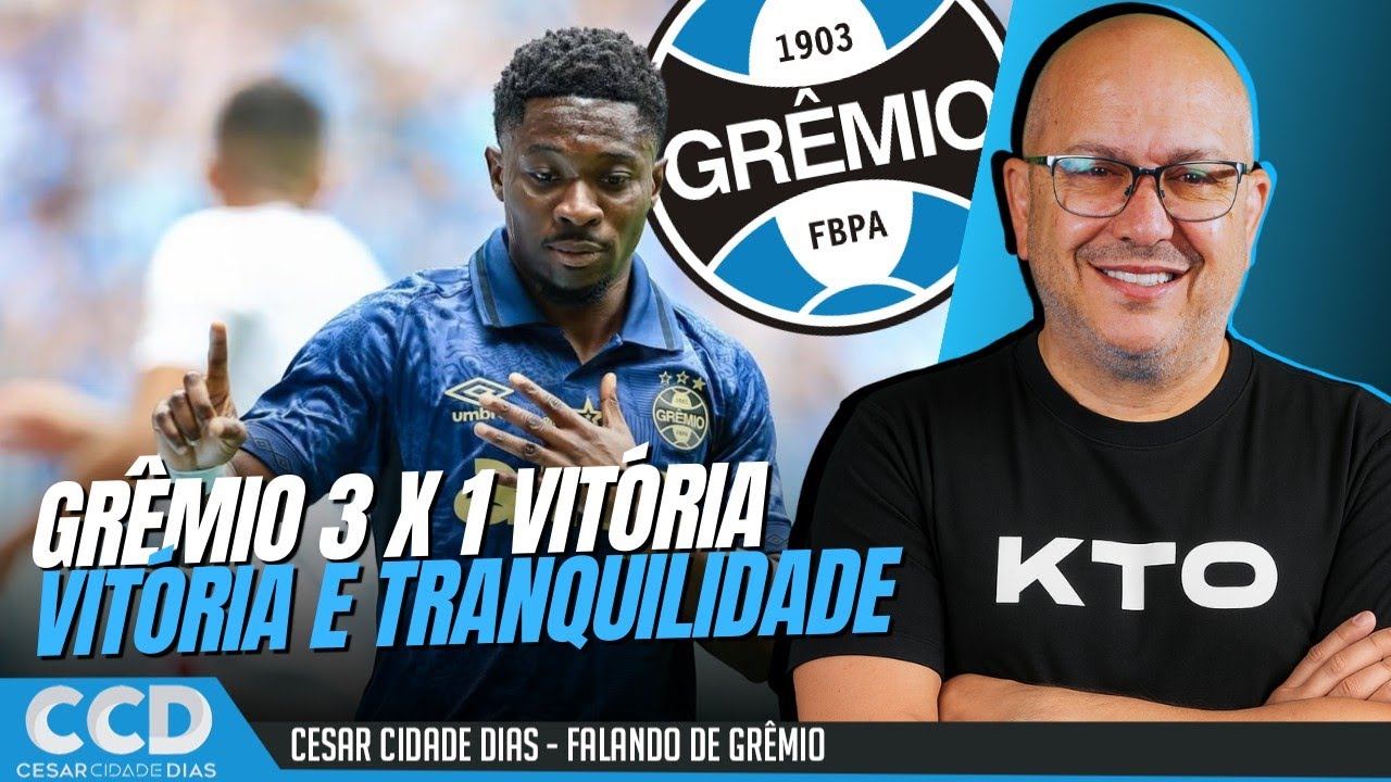 Grêmio 3 x 1 Vitória: jogo para dar tranquilidade na tabela do ...