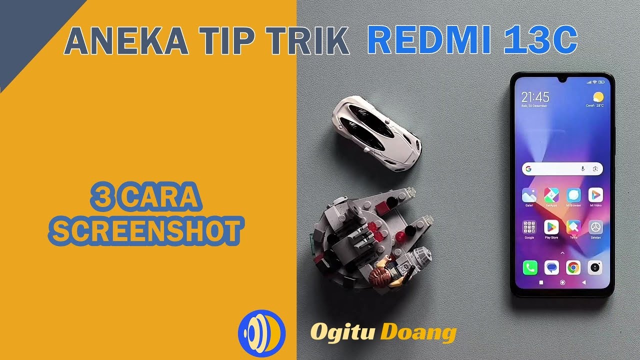 3 Cara Mengambil Screenshot Redmi 13C - YouTube