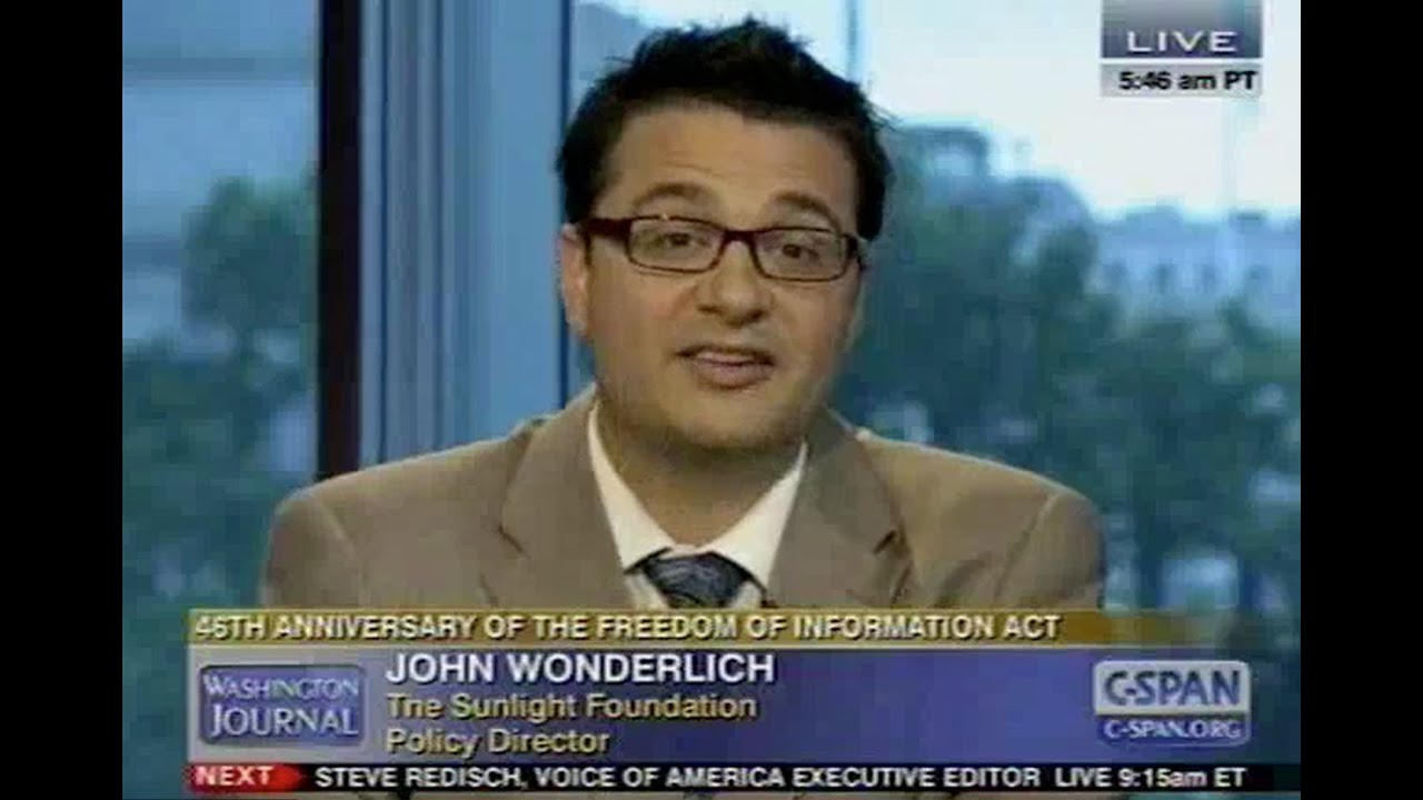ANNIVERSARY OF THE FREEDOM OF INFORMATION ACT--JOHN WONDERLICH ON CSPAN ...
