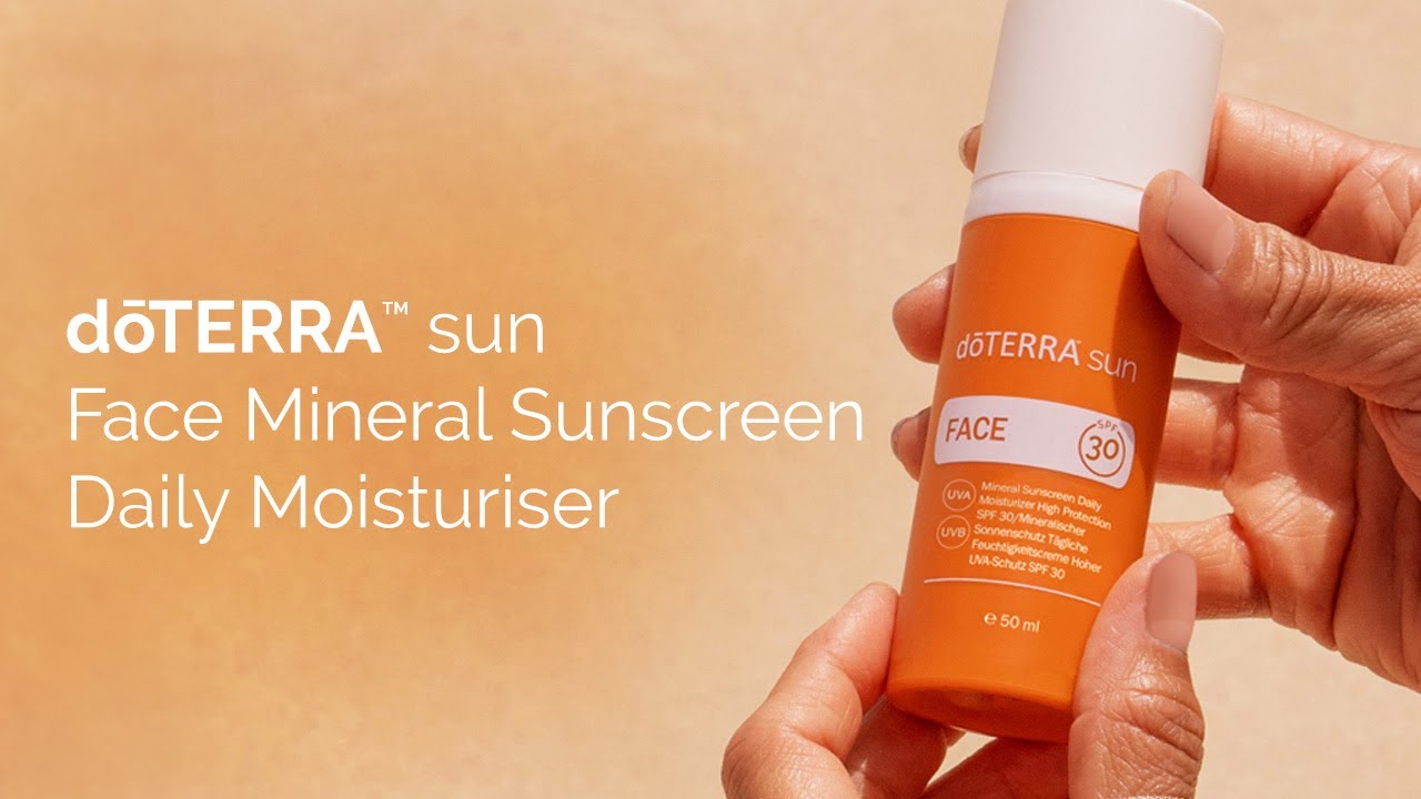 doTERRA sun Face Mineral Sunscreen Daily Moisturiser - YouTube