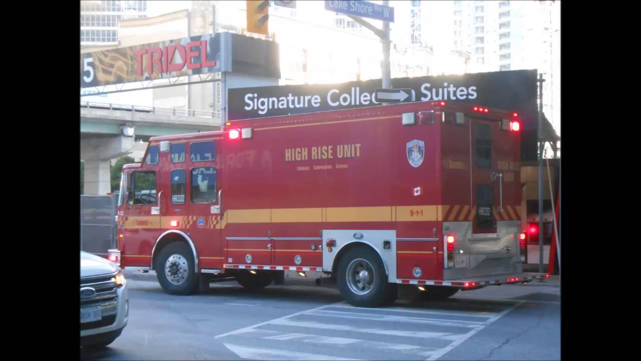 High Rise Residential Fire, Downtown Toronto, P332 HR332 - YouTube