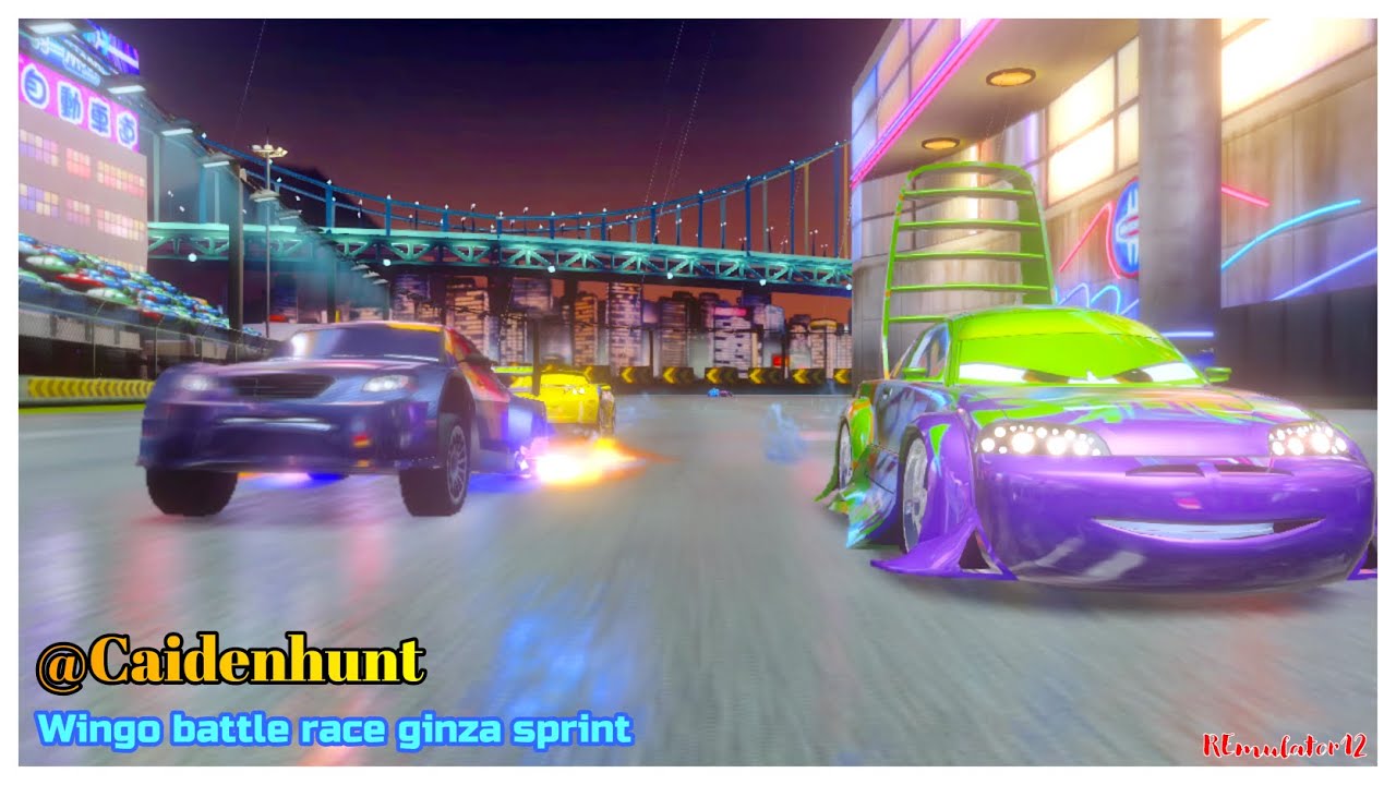 Cars 2 The Video Game | Wingo - Battle Race | Ginza Sprint 1 Lap - YouTube