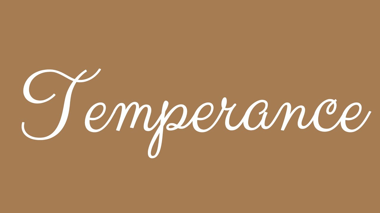 Learn how to Sign the Name Temperance Stylishly in Cursive Writing - YouTube