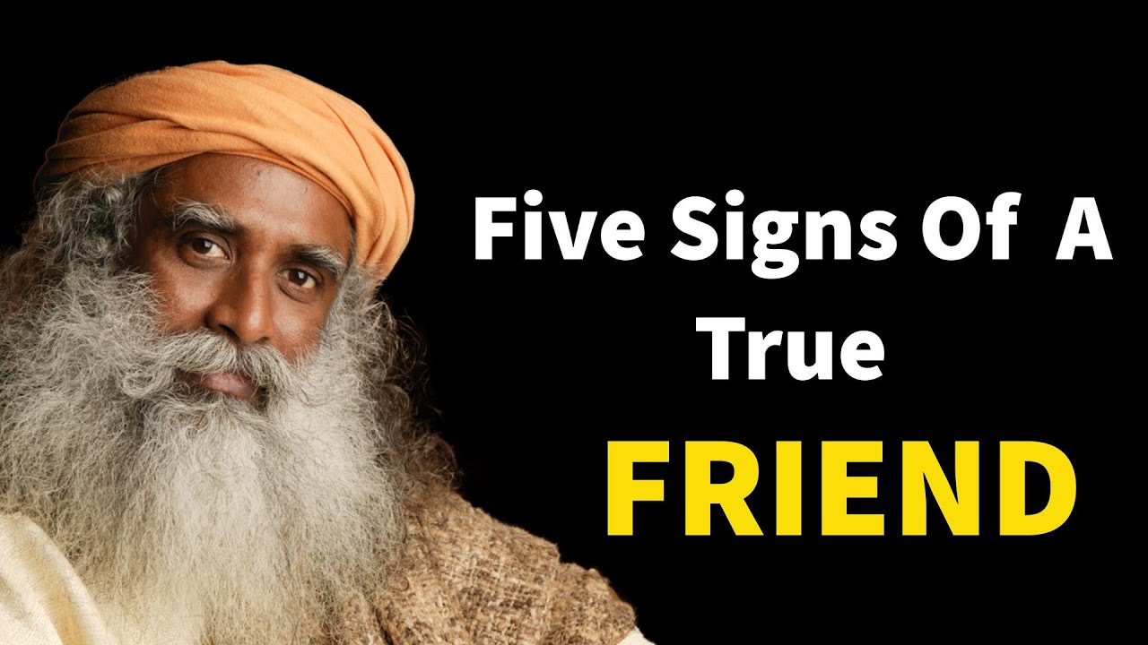 Signs Of A True Friend || Sadhguru Jaggi || Positive Mind. - YouTube