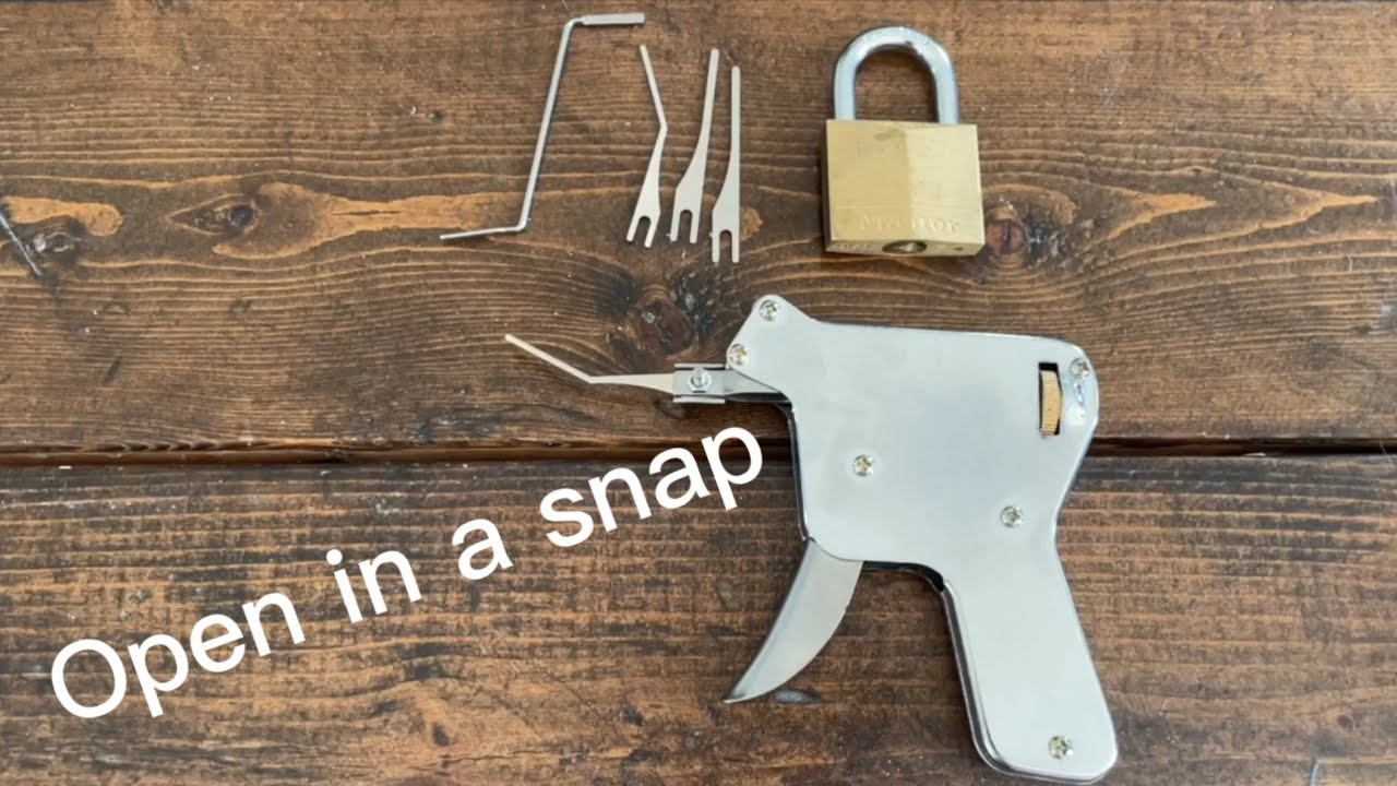 Lock Picking for Beginners: Using a Snap Gun for Quick Success - YouTube