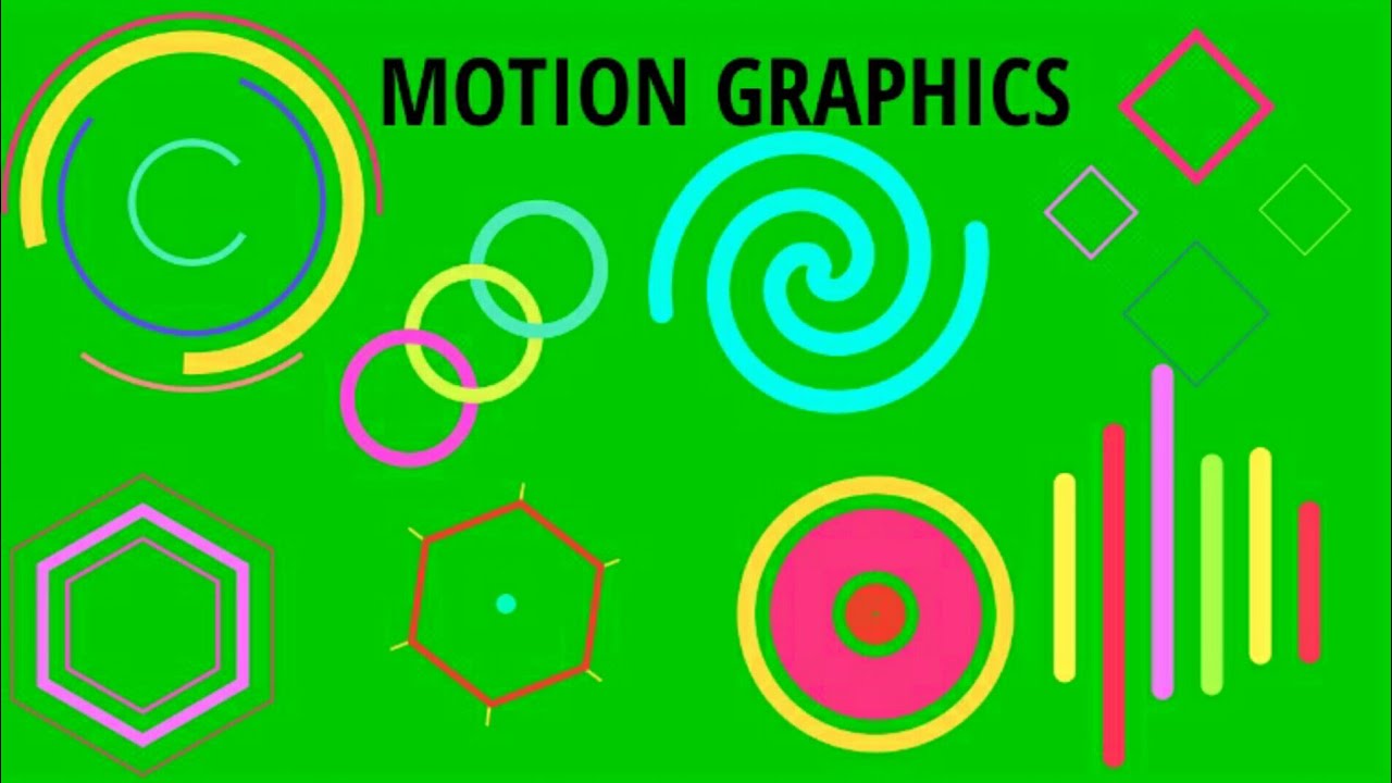 MOTION GRAPHICS EFFECT GREEN SCREEN.. - YouTube
