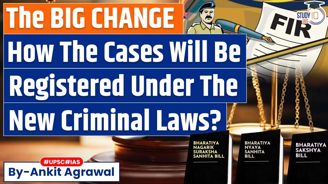 First Case Under New Criminal Law Bharatiya Nyaya Sanhita Lodged | Know ...