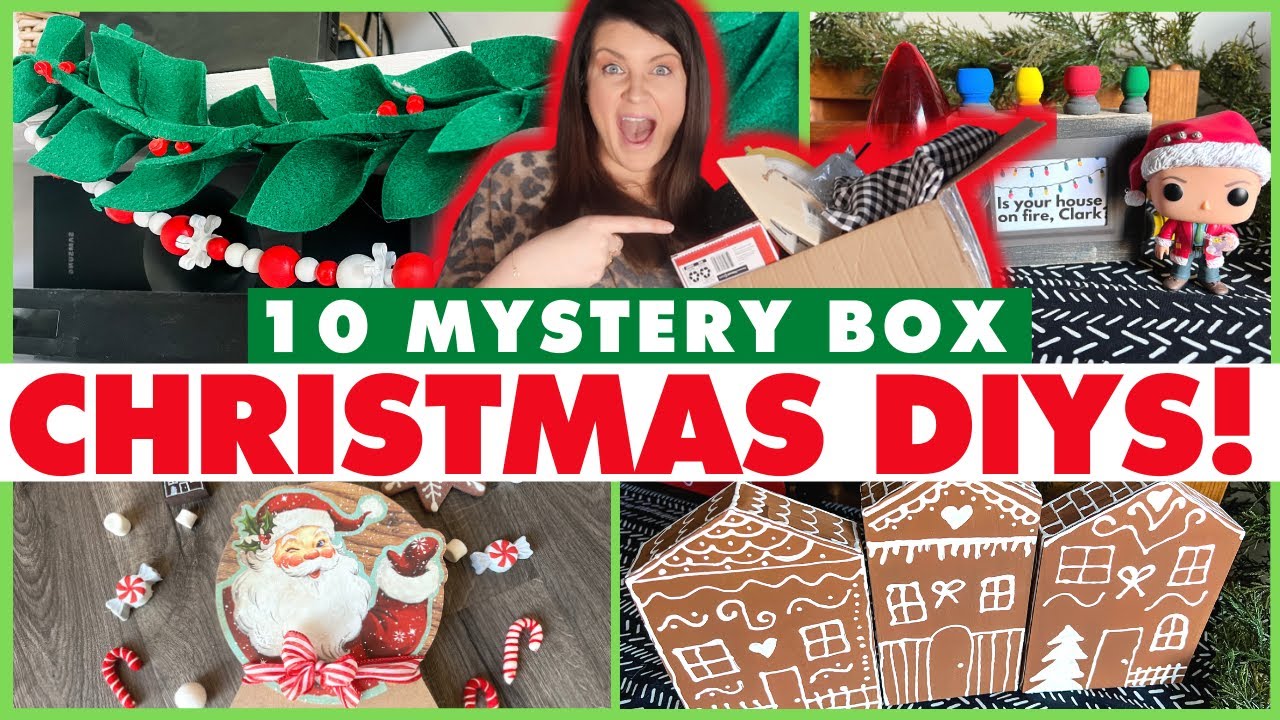 10 MUST TRY High-End Christmas Decor DIYs 🌲Mystery Box Challenge ...