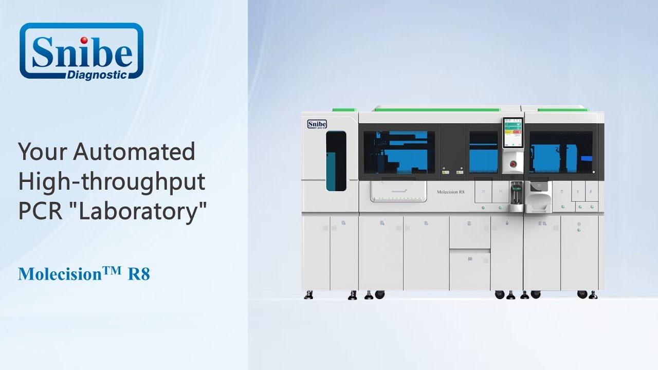Snibe Molecision R8 -- Fully-auto Molecular Diagnostics System - YouTube