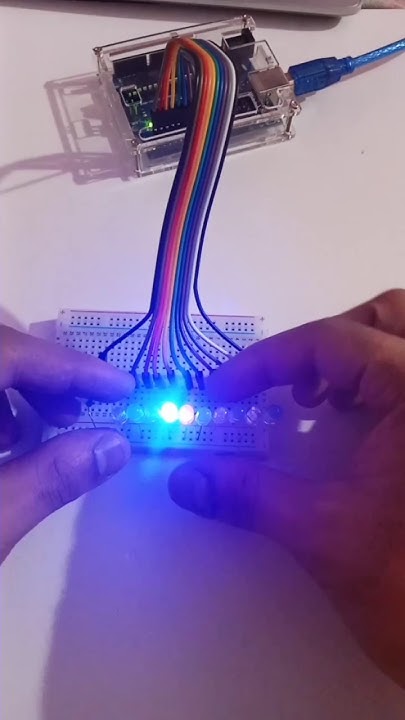 Led Chaser Circuit Using Arduino Ai Arduino Arduinocode Code Youtube