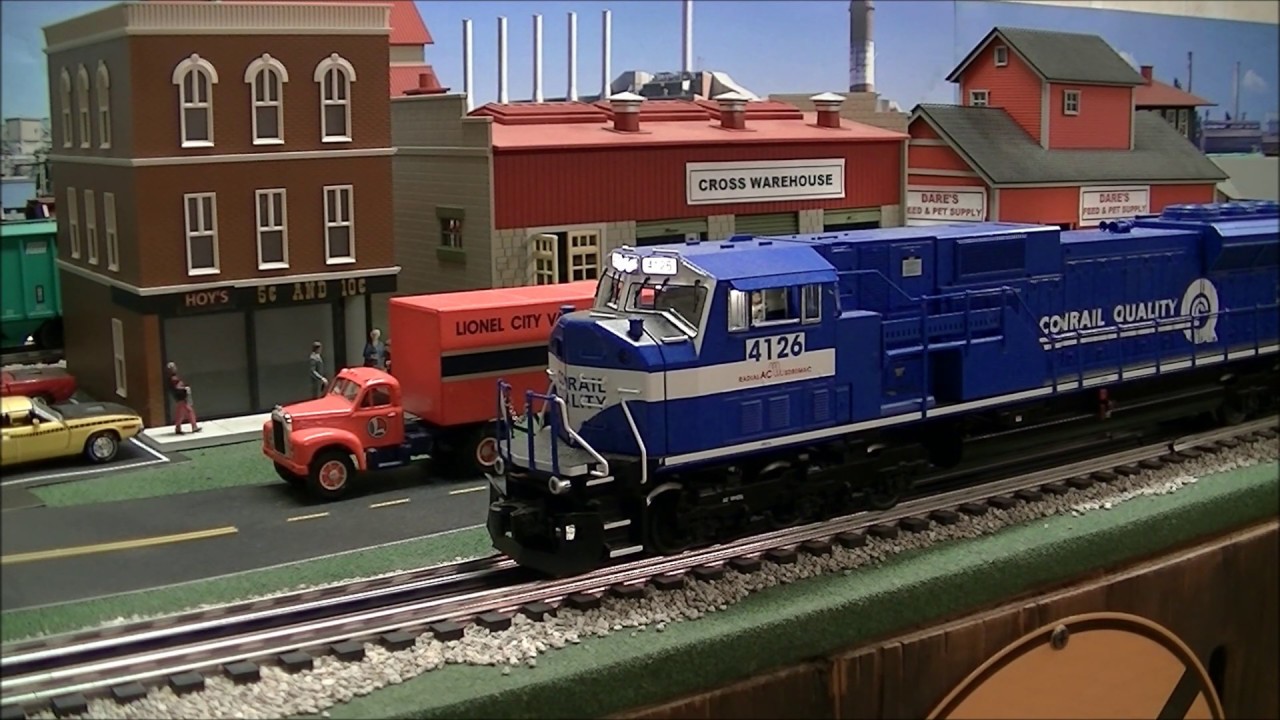 Conahey Rail Conrail SD80MAC Coal Porter Train 2018 O Gauge - YouTube