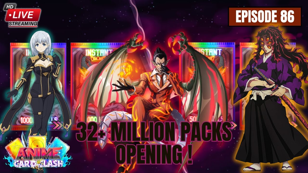 I Opened 32 MILLION Packs in Anime Card Clash… UNBELIEVABLE PULLS ...