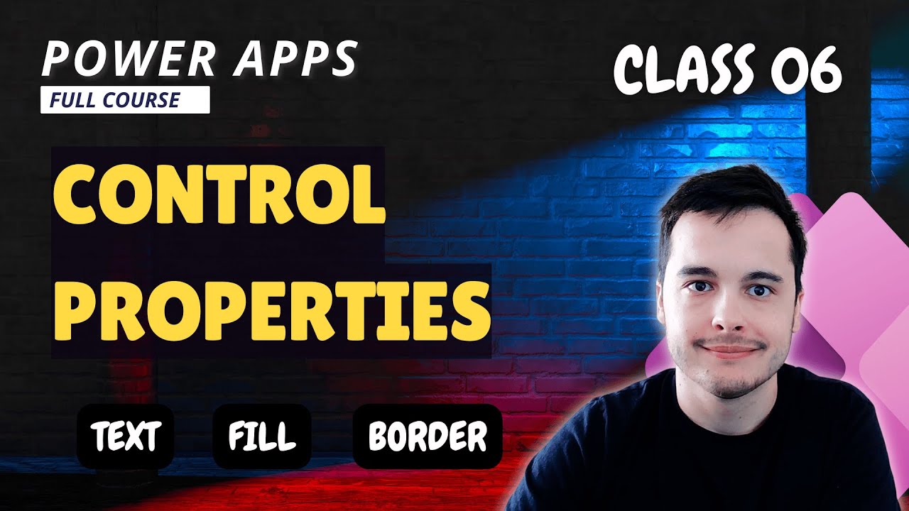How to Customize Power Apps Controls: Text, Fill, Border, and More - YouTube