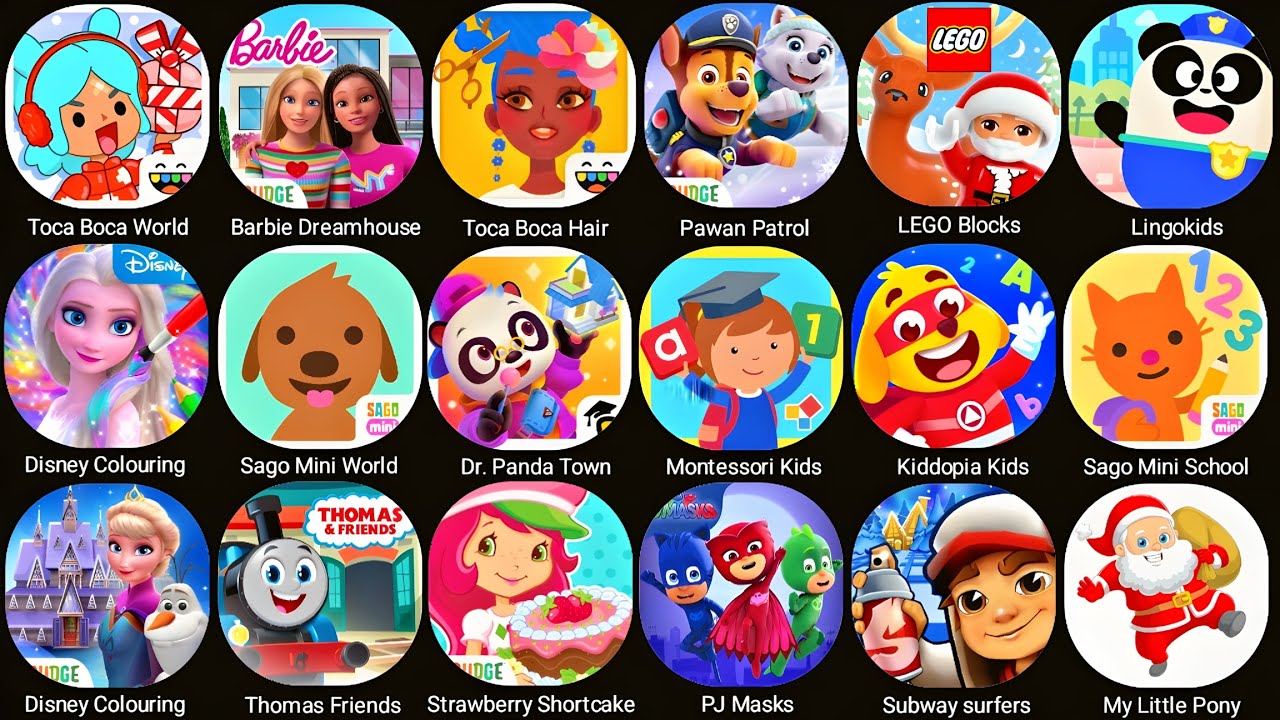 Toca Boca World,Barbie Dreamhouse Adventure,PAW Patrol,LEGO,Thomas ...