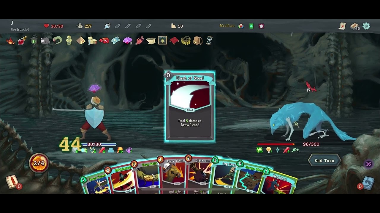 Slay the spire: flash of steel / heel hook infinite in daily event ...