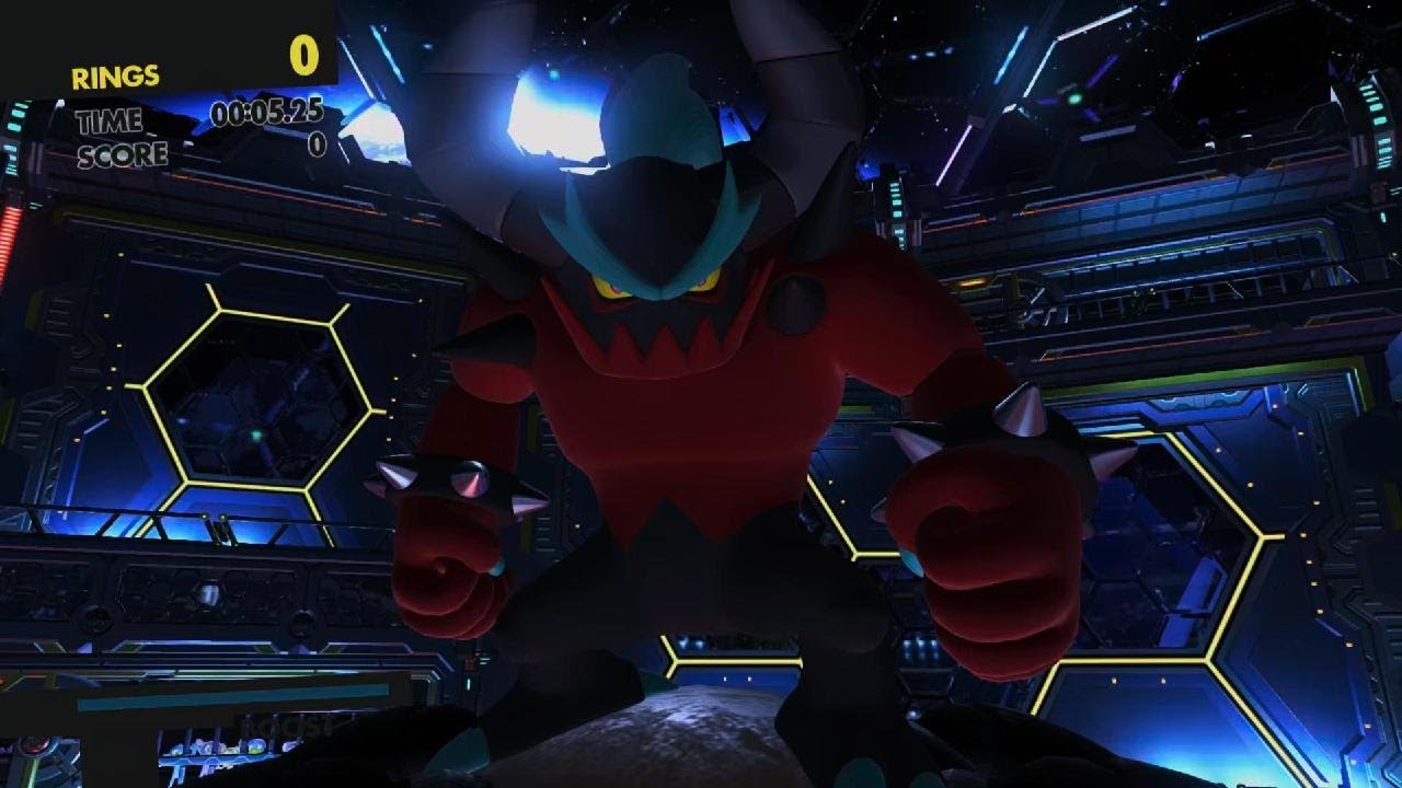 SONIC FORCES - Zavok Boss Fight (NO DAMAGE) - YouTube