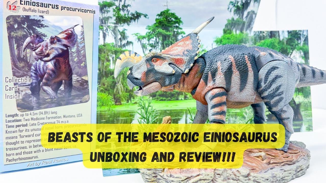 BEASTS OF THE MESOZOIC EINIOSAURUS UNBOXING AND REVIEW!!! - YouTube