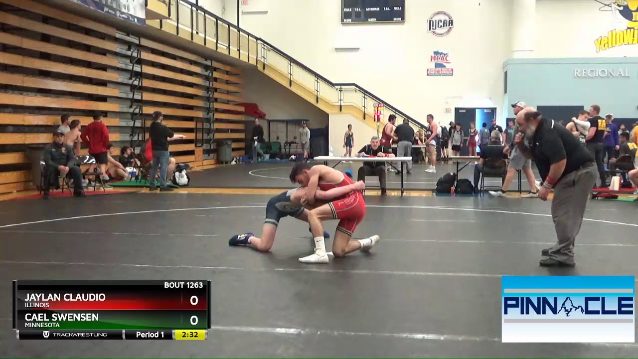 Junior Men 126 Jaylan Claudio Illinois Vs Cael Swensen Minnesota - YouTube