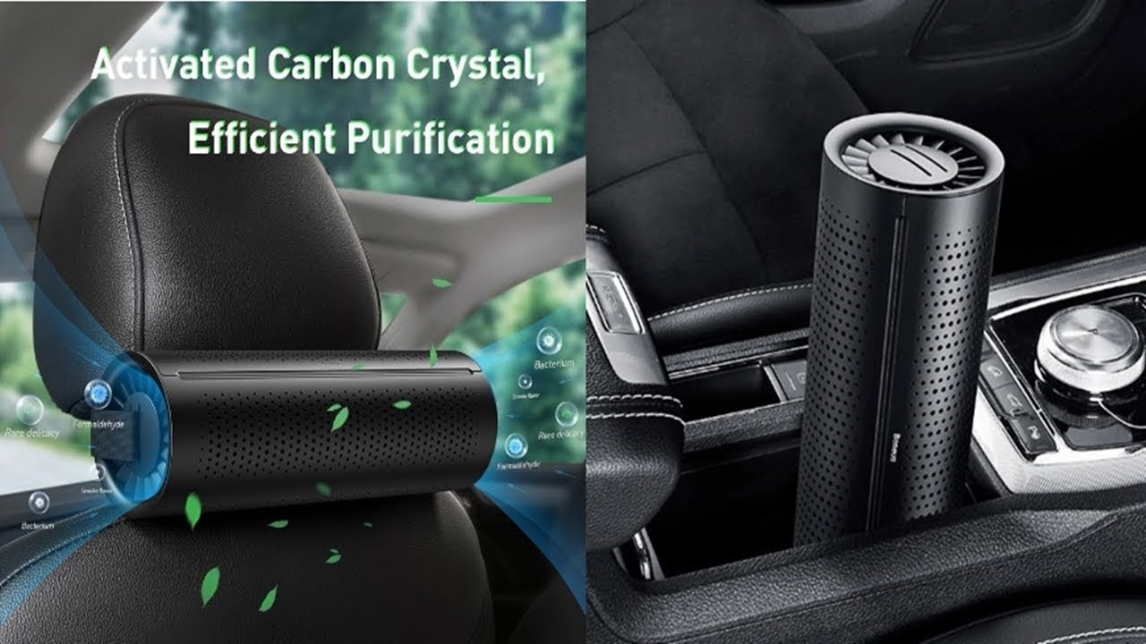 Baseus New Car Air Purifier Ionizer Negative Ion Car Air Freshener ...