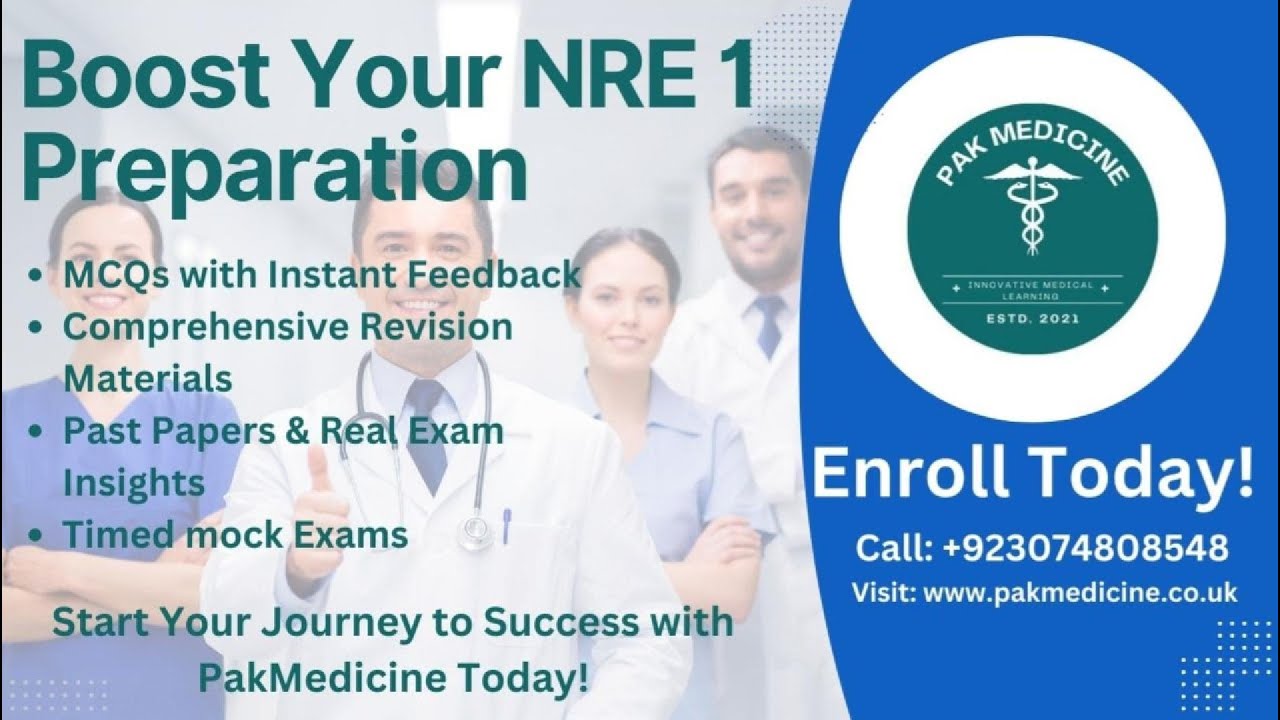 How to Prepare for Your NRE 1 Exam with Pakmedicine - YouTube