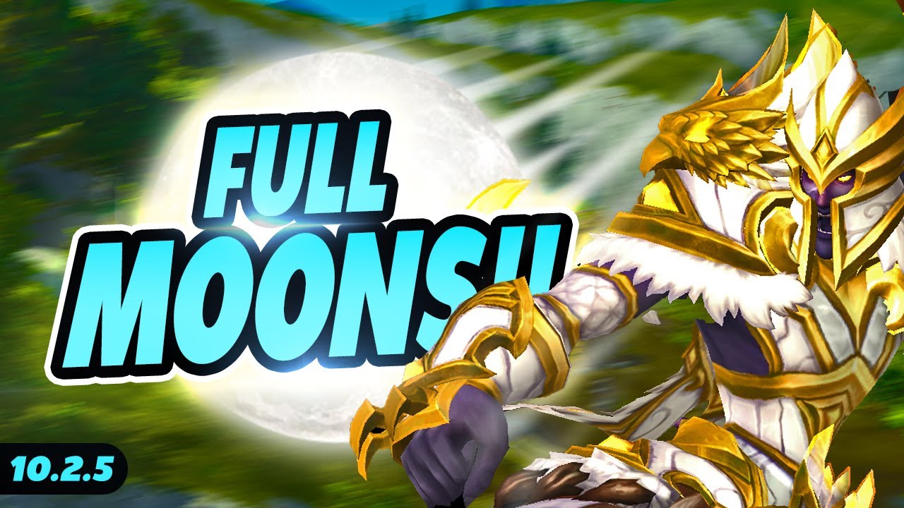 Full Moons ! Balance Druid | Wow 10.2.5 Dragonflight World of Warcraft ...