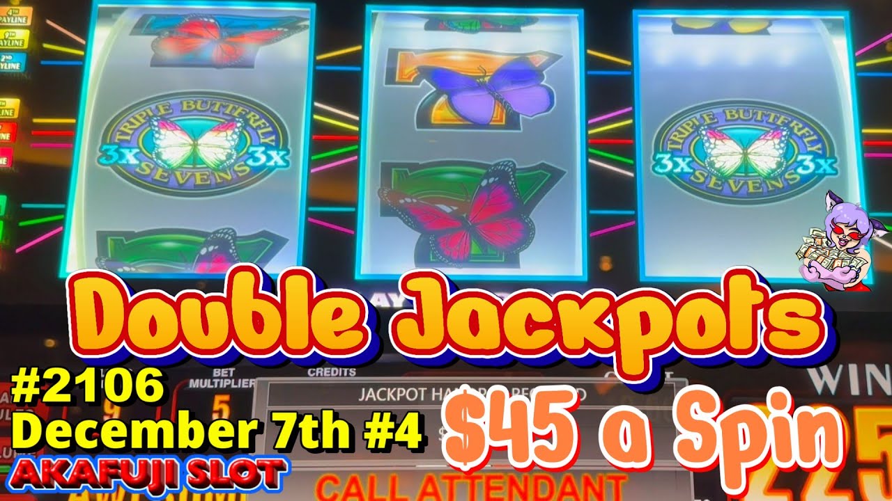 Butterfly Sevens Slot Jackpot, Diamond Line Slot at Pala Casino - YouTube