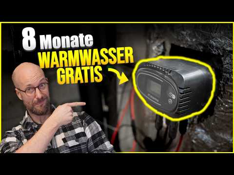 Große PV Anlage zu teuer? DIESER Heizstab am Balkonkraftwerk reduziert die Gasrechnung drastisch. 