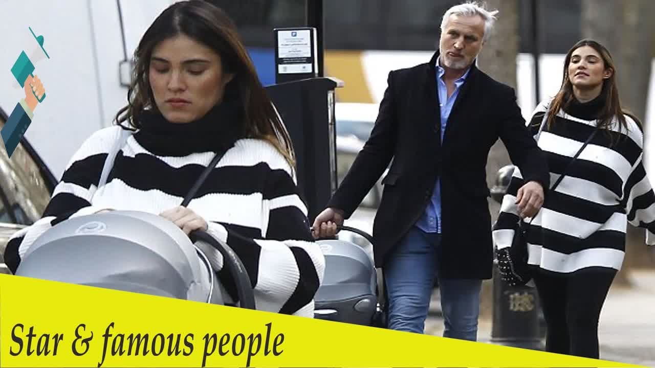 David Ginola, 51, and Maeva Denat, 28, enjoy first outing with newborn ...