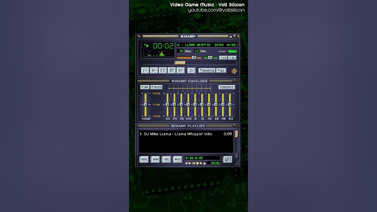 Winamp, it really whips the llama's ass! - YouTube