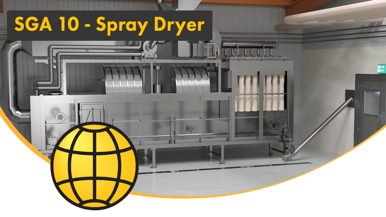 Powder Processing (Spray drying) for New Businesses: The SGA 10 for Small-Scale Businesses - YouTube