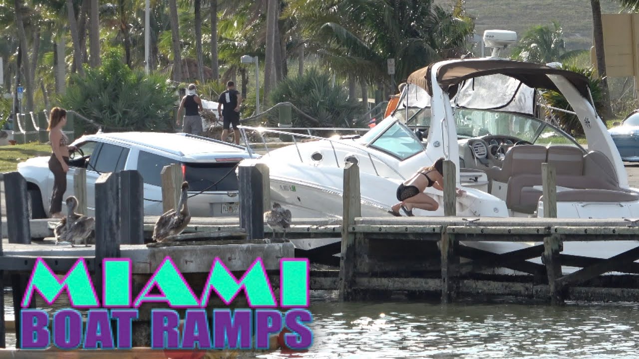 Its Too Big For Her To Handle | Miami Boat Ramps | Black Point Marina ...