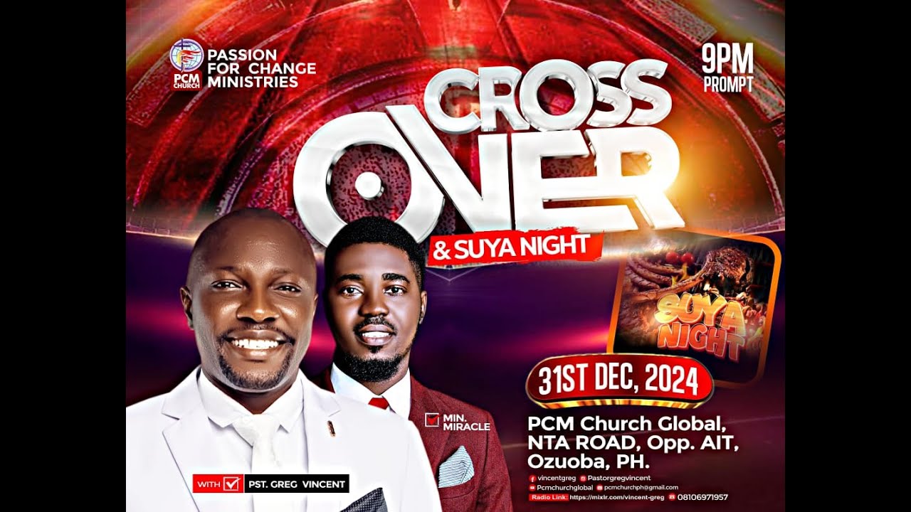 DECEMBER 31: LIVE BROADCAST OF JOY IS FULL SERVICE |CROSS OVER NIGHT ...