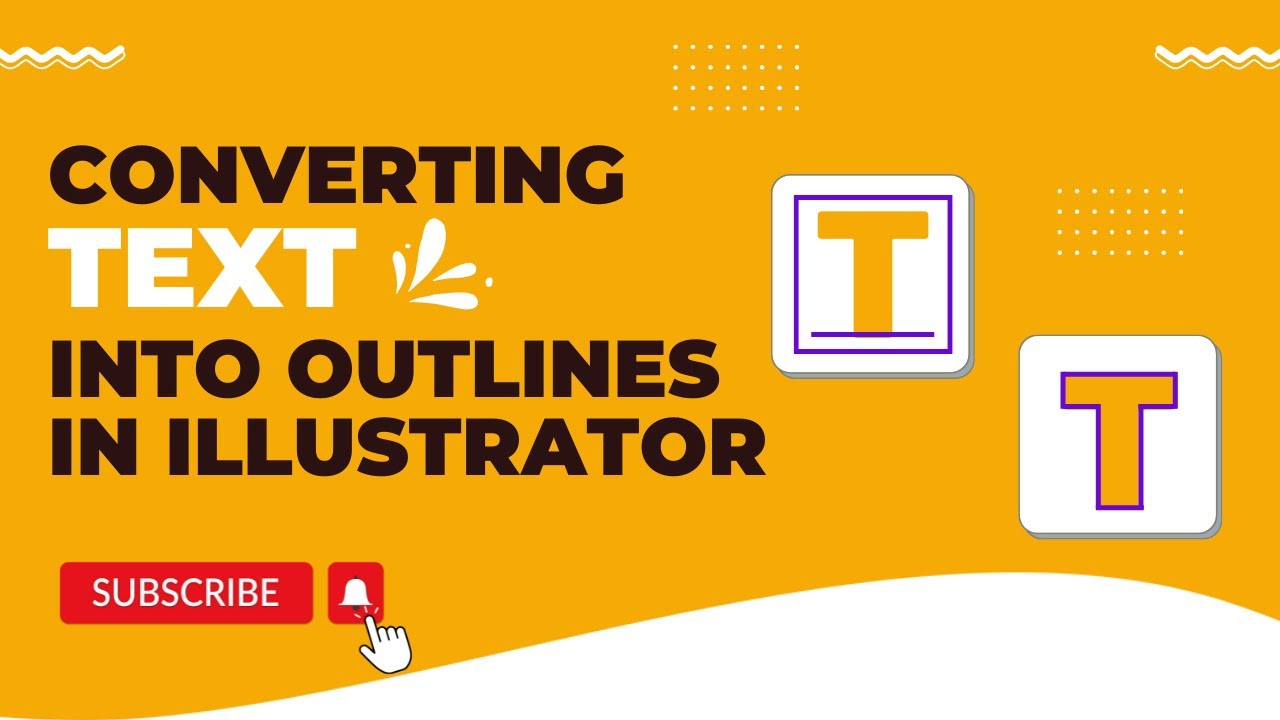 How To Convert Text Into Outline Path In Illustrator Adobe Illustrator How To Convert Text Into Outline Path In Illustrator Adobe Illustrator