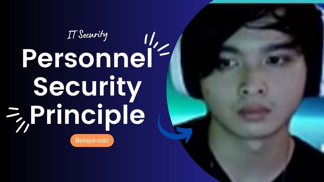 Personnel Security Principle - YouTube