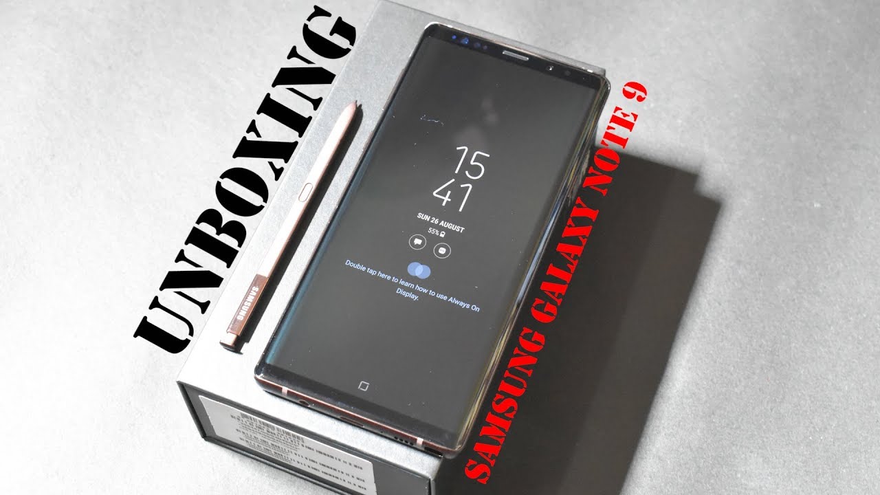 Samsung Galaxy Note 9 | Unboxing & Hands On | The Best Note Yet ...