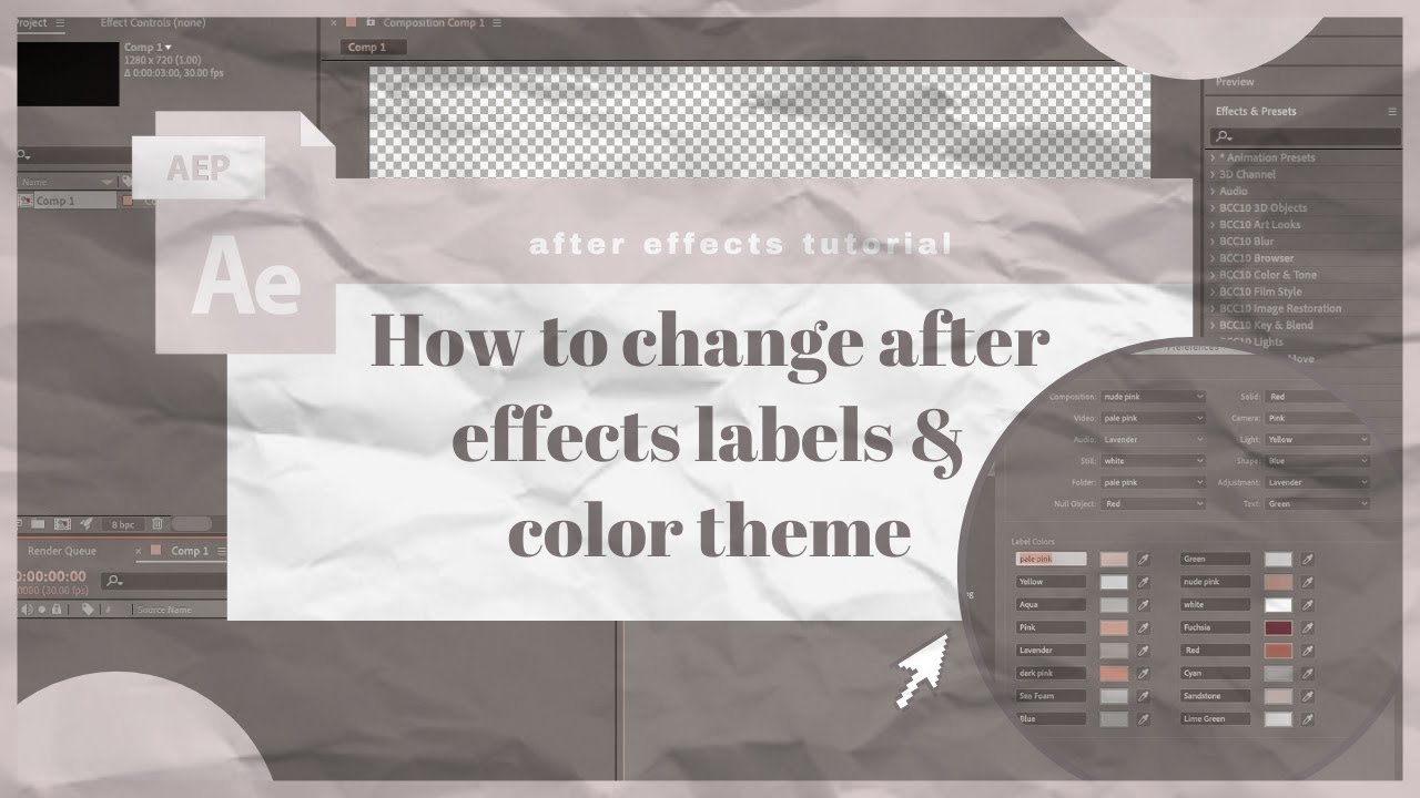 HOW TO CHANGE AFTER EFFECTS LABEL COLORS THEME YouTube HOW TO CHANGE AFTER EFFECTS LABEL COLORS THEME YouTube