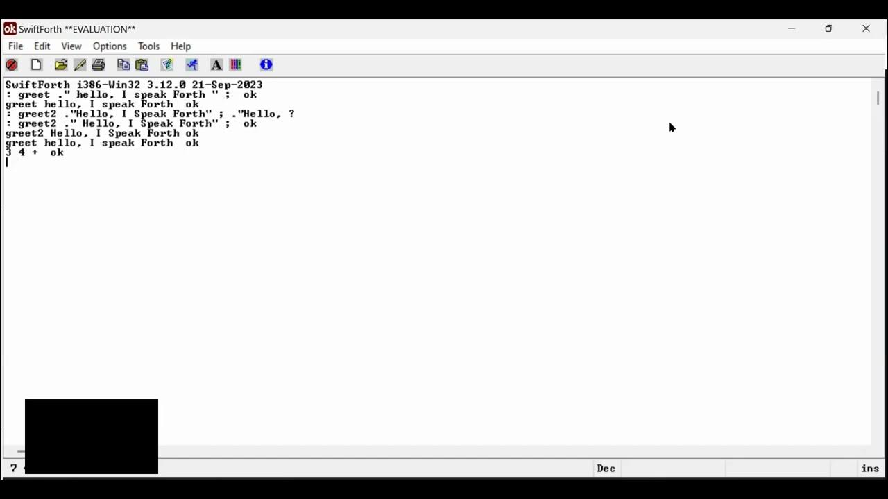 FORTH Language Intro., PT. 3 - YouTube