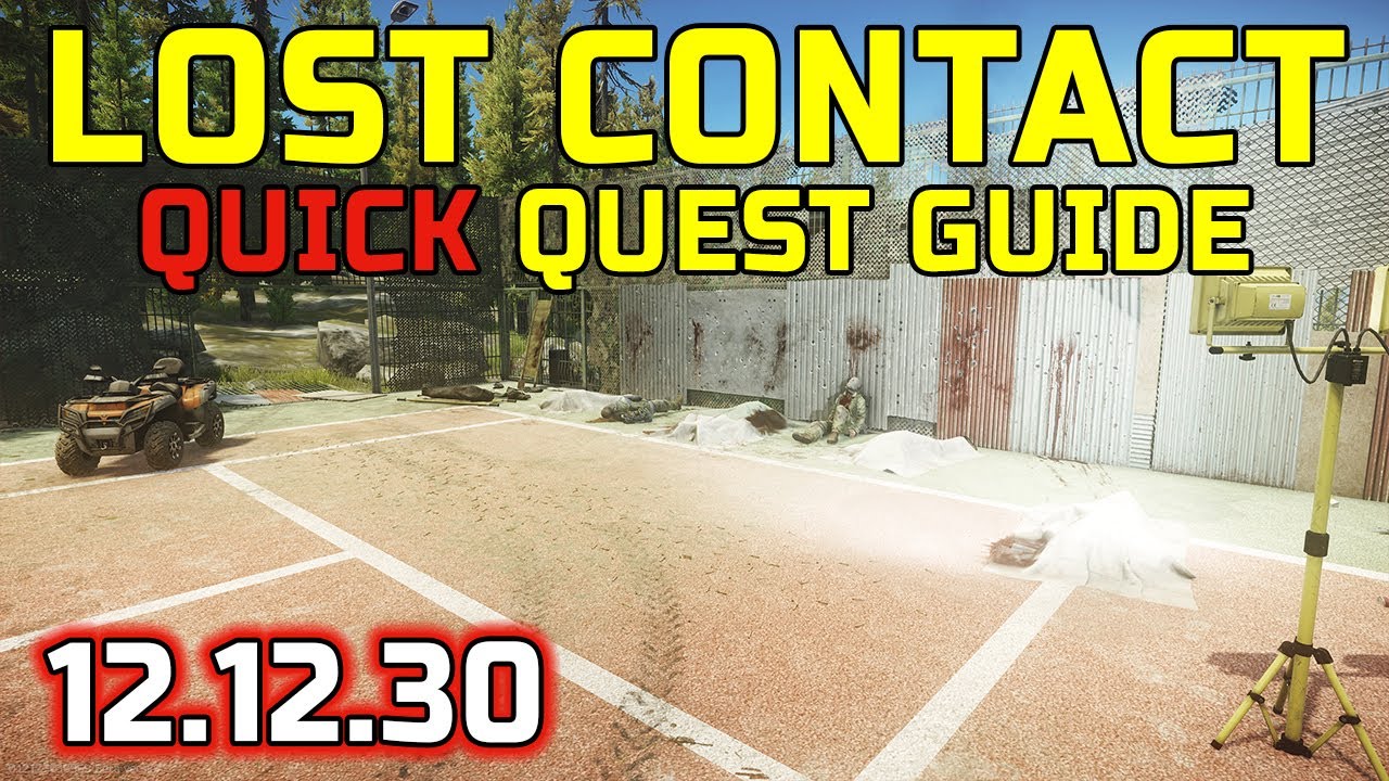 Lost Contact Quest Guide - Escape from Tarkov - YouTube