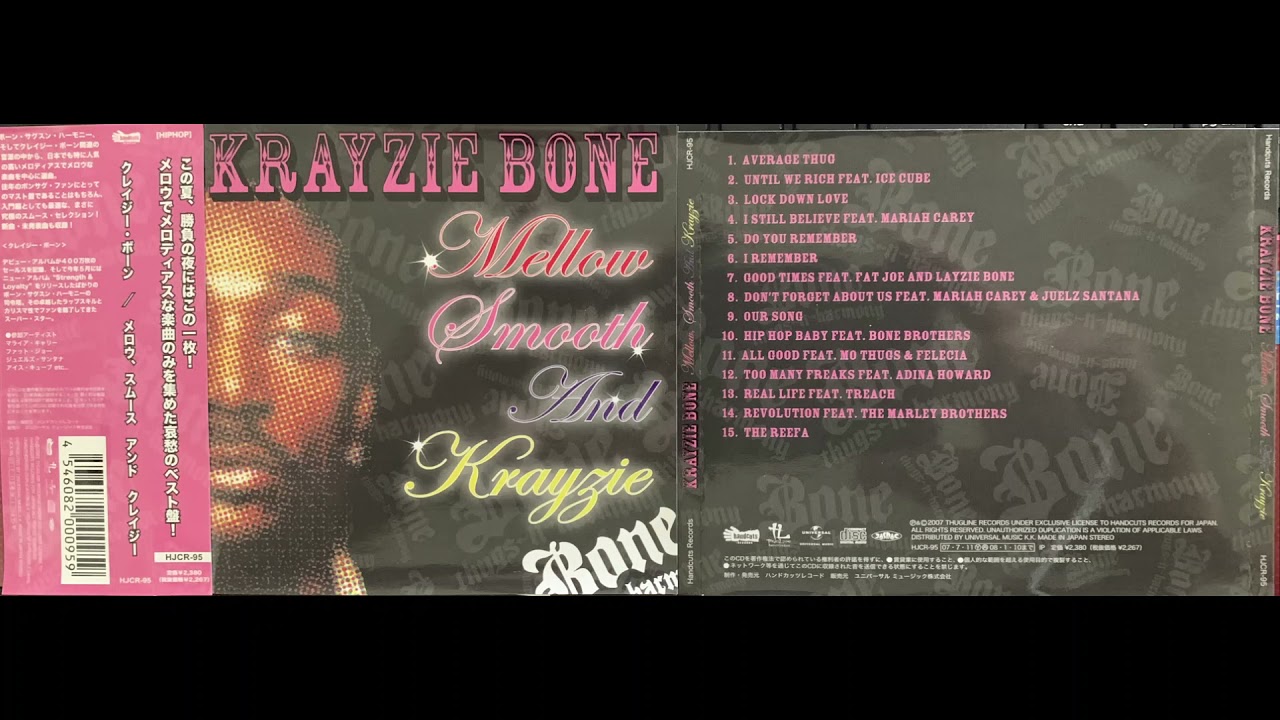Krayzie Bone ( 9. OUR SONG w/ THUG LINE ) Thugs-N-Harmony Eazy-E ...