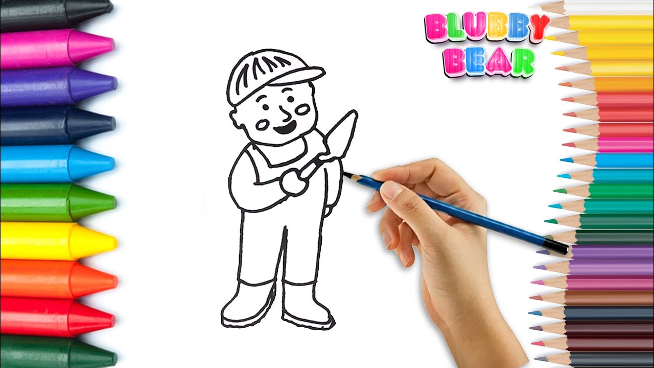 Como dibujar un Constructor - YouTube