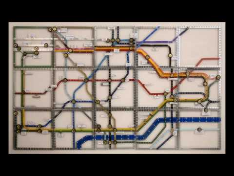 Meccano London underground map - YouTube