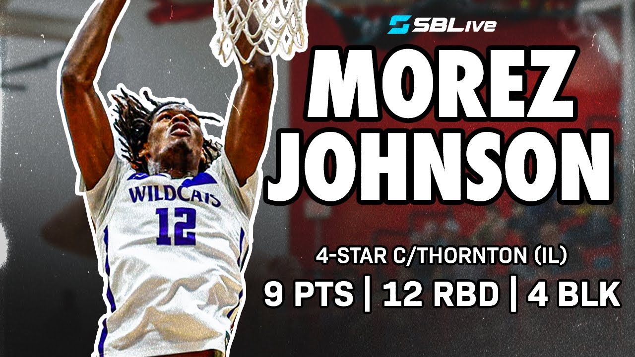 MOREZ JOHNSON ABSOLUTELY DOMINATES THE PAINT 🏀 - YouTube