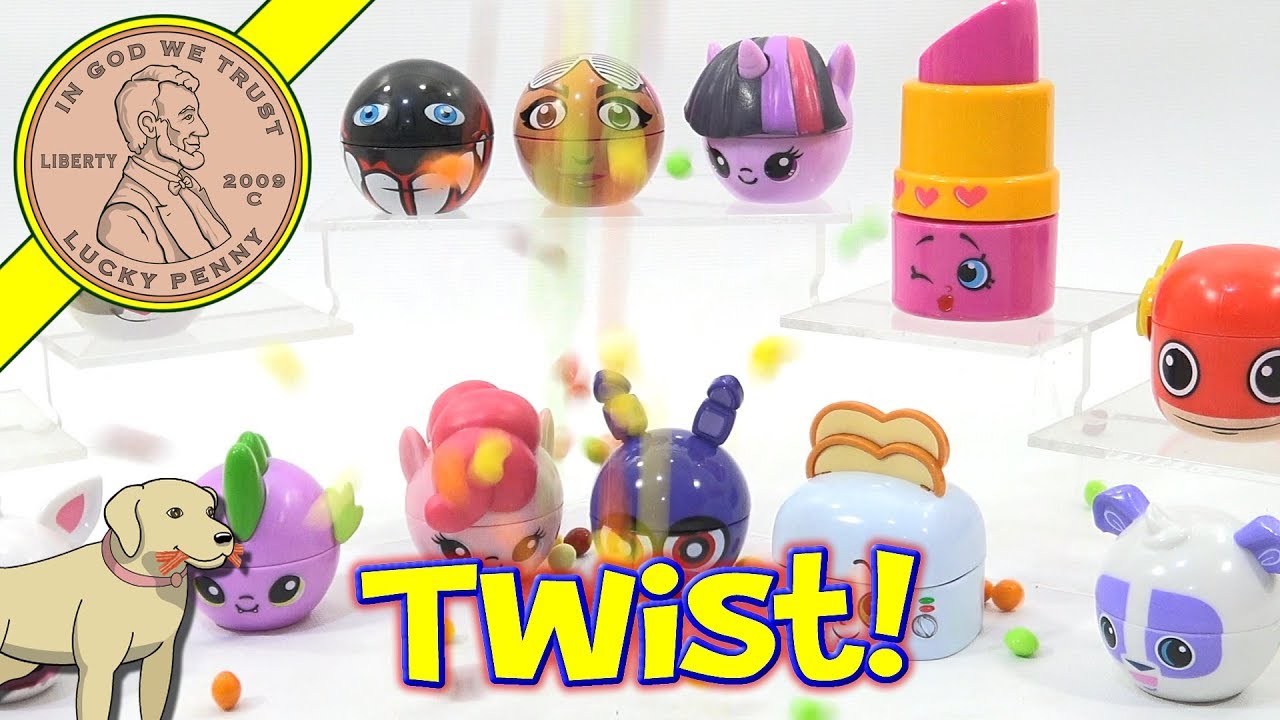 Radz Twist Candy Dispensers Huge Collection! - YouTube
