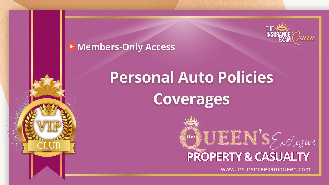 Personal Auto Policies Coverages - Exclusive P&C Listen and Learn - YouTube